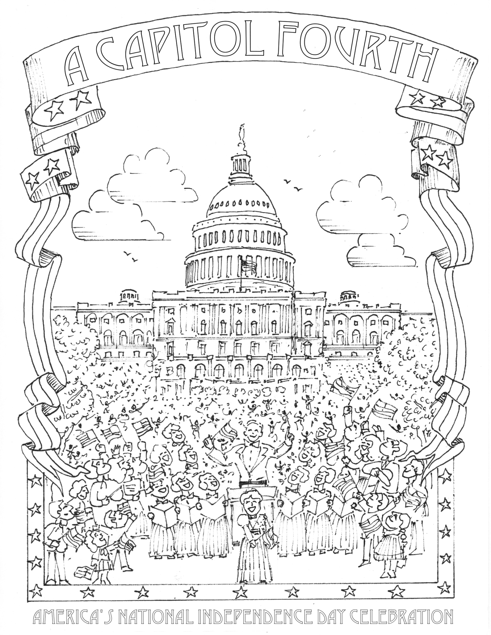 Fourth of July Coloring Pages | A Capitol Fourth | PBS