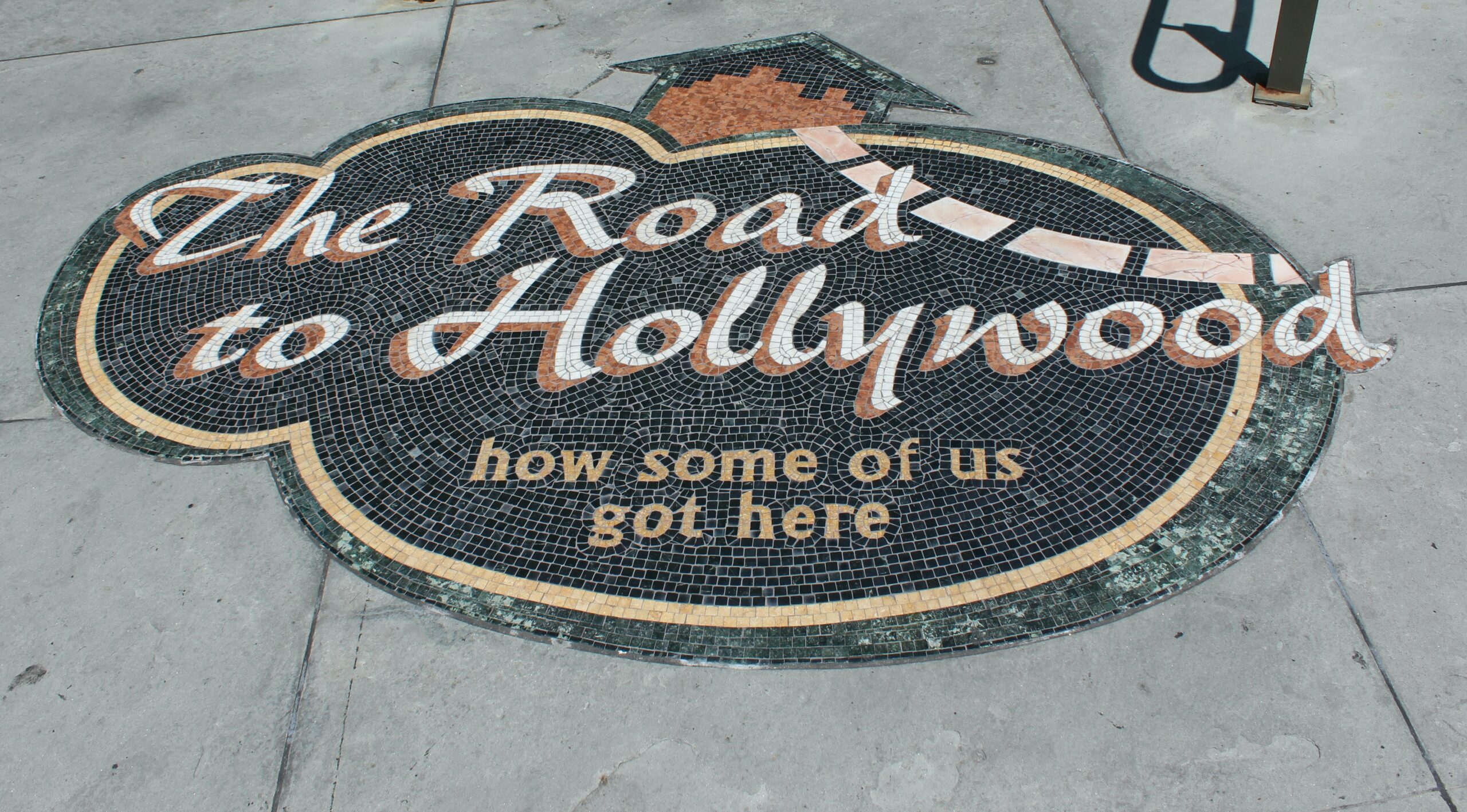 Which celebrity had his star installed on a wall in Hollywood, rather ...