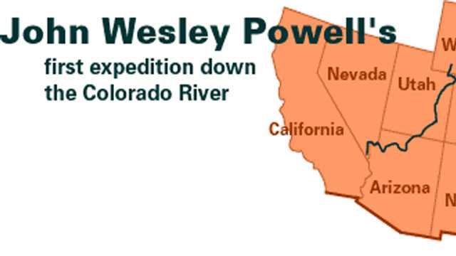 John Wesley Powell's First Expedition Down the Colorado River ...