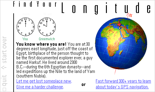 NOVA Online | The Search for Longitude | Question 1.1