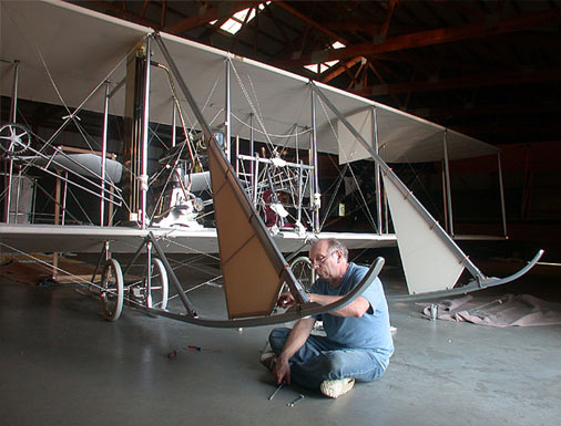 NOVA | Wright Brothers' Flying Machine | Building Wright Replicas image ...