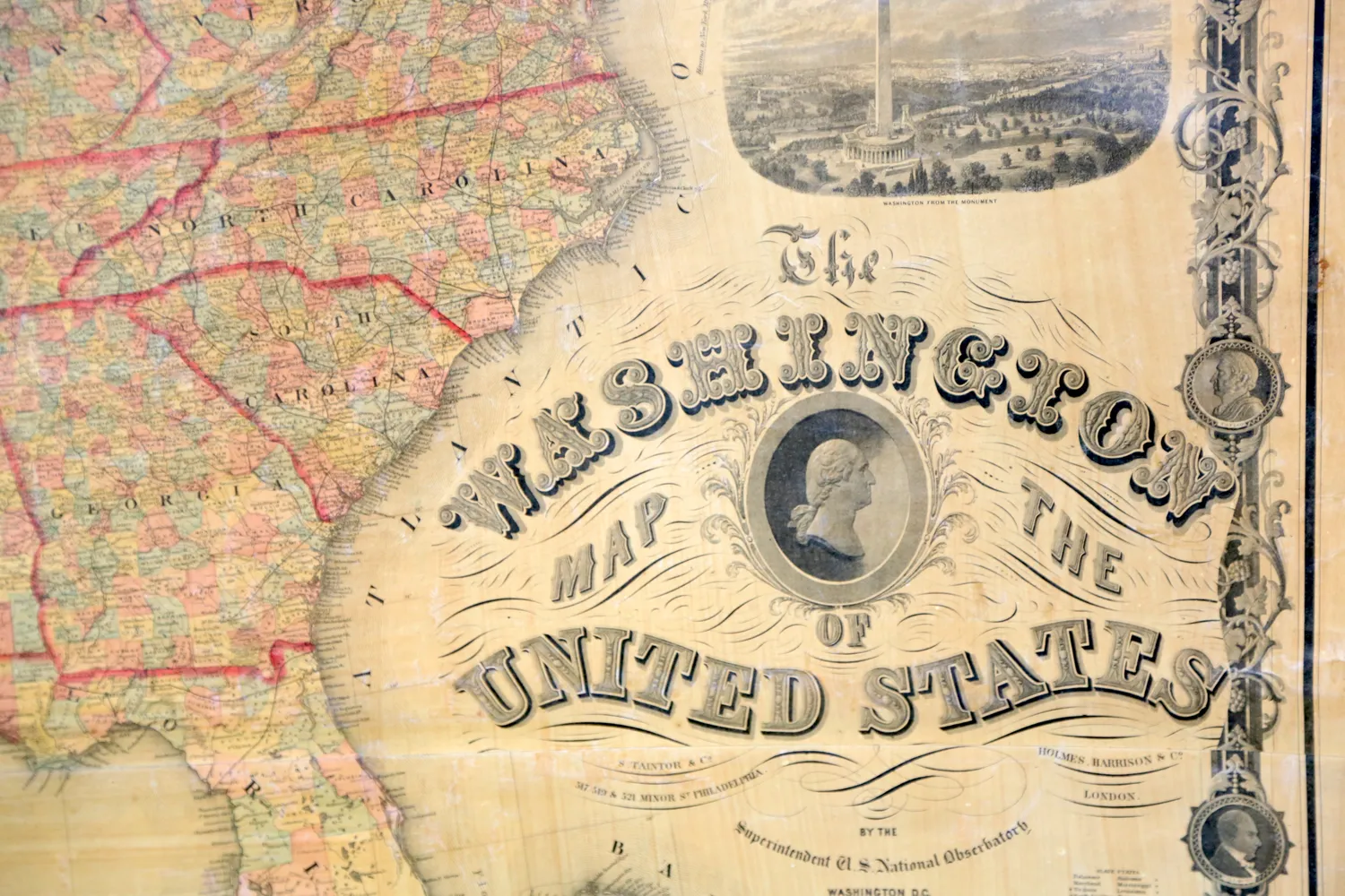 1861 "Washington Map of United States" Wall Map | Antiques Roadshow | PBS