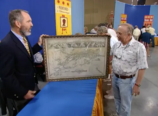 1876 Comstock Lode Map | Antiques Roadshow | PBS