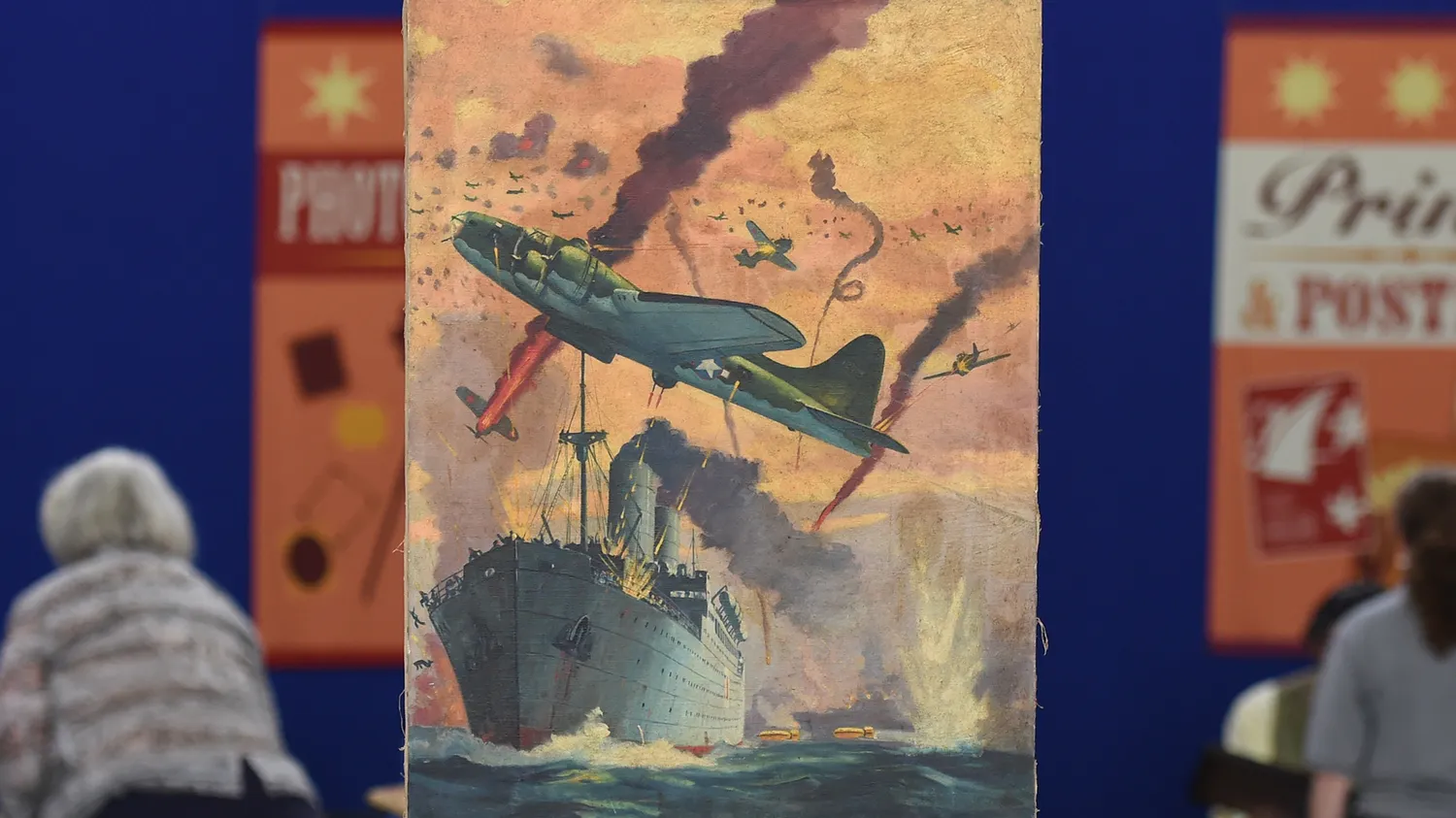 1944 Frederick Blakeslee "Battle Birds" Oil | Antiques Roadshow | PBS