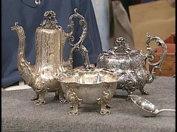 English Majolica Tea Set, ca. 1875 | Antiques Roadshow | PBS