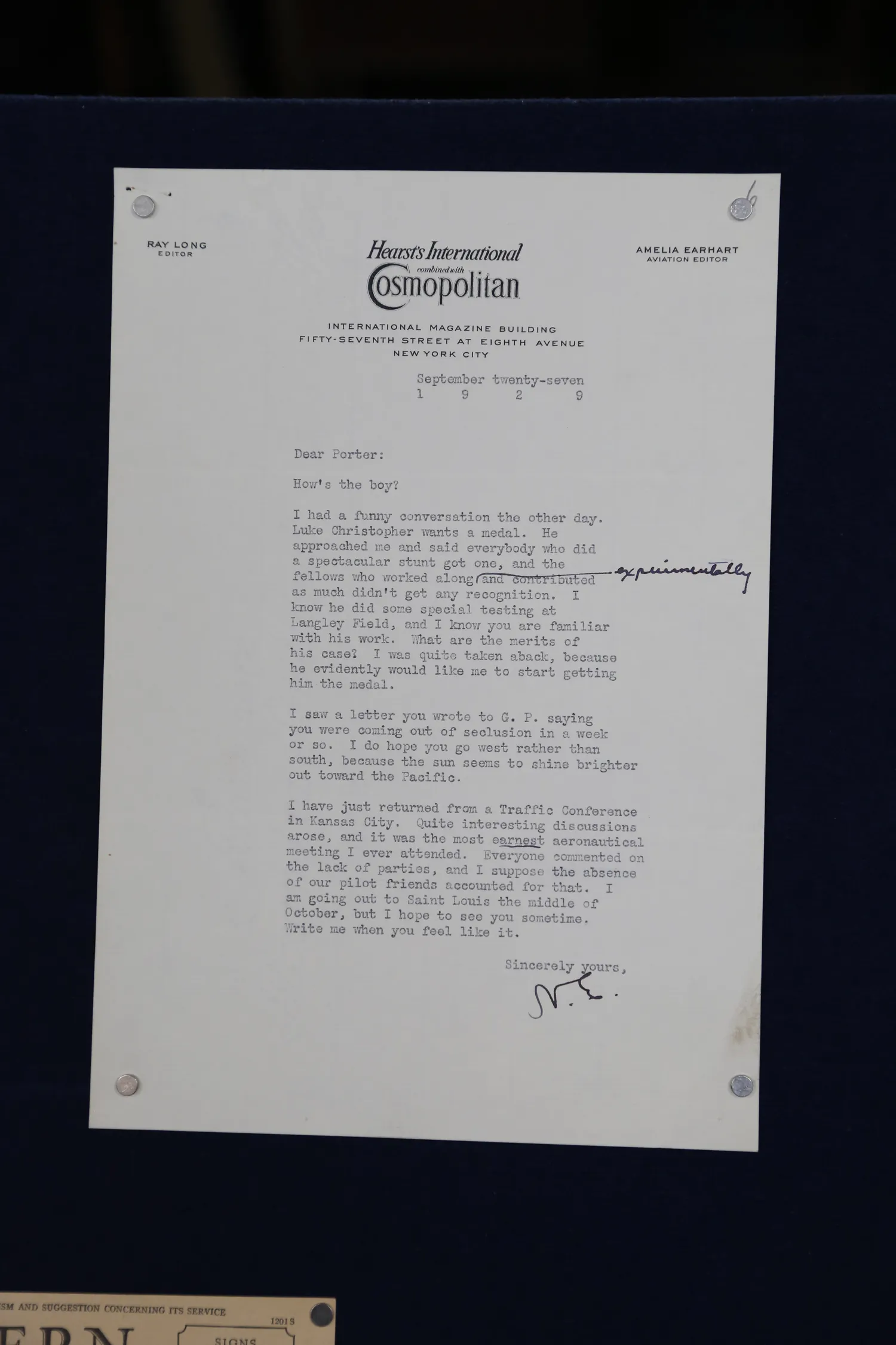 Amelia Earhart Letter Archive, ca. 1930 | Antiques Roadshow | PBS