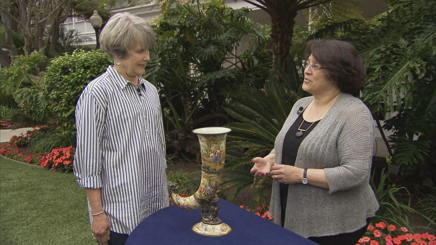 Austrian Enameled Drinking Horn, ca. 1885 | Antiques Roadshow | PBS
