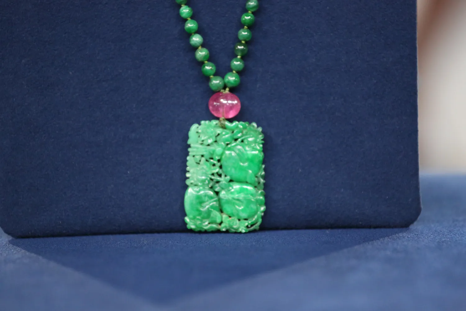Chinese Jadeite & Tourmaline Necklace, ca. 1910 | Antiques Roadshow | PBS
