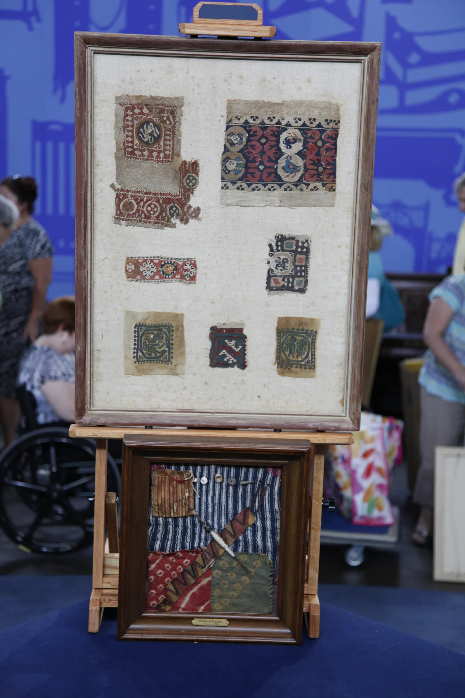 Coptic and Nasca Culture Textile Fragments, 300 - 700 AD | Antiques ...