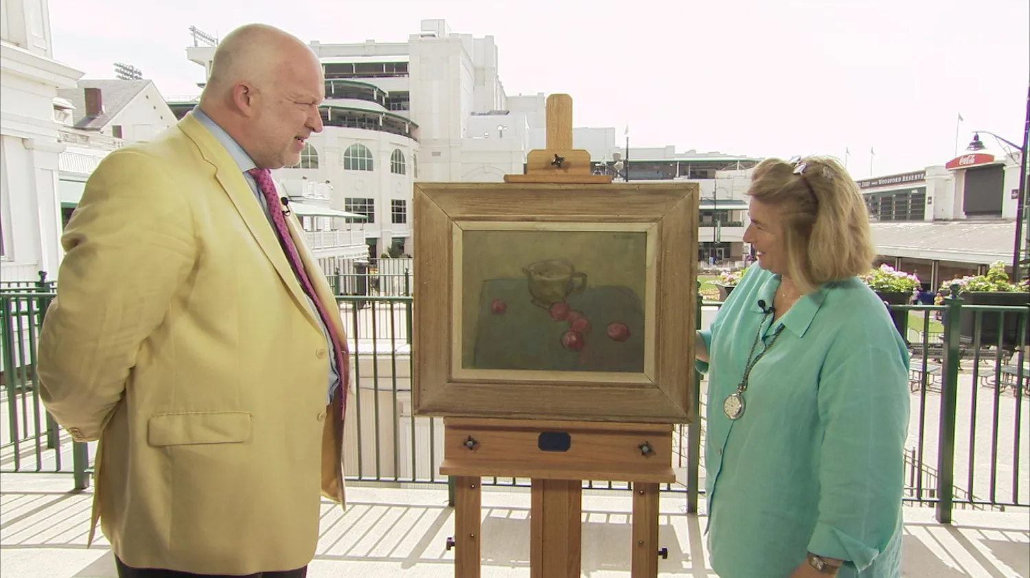 Earl Kerkam Painting with Crayon, ca. 1950 | Antiques Roadshow | PBS