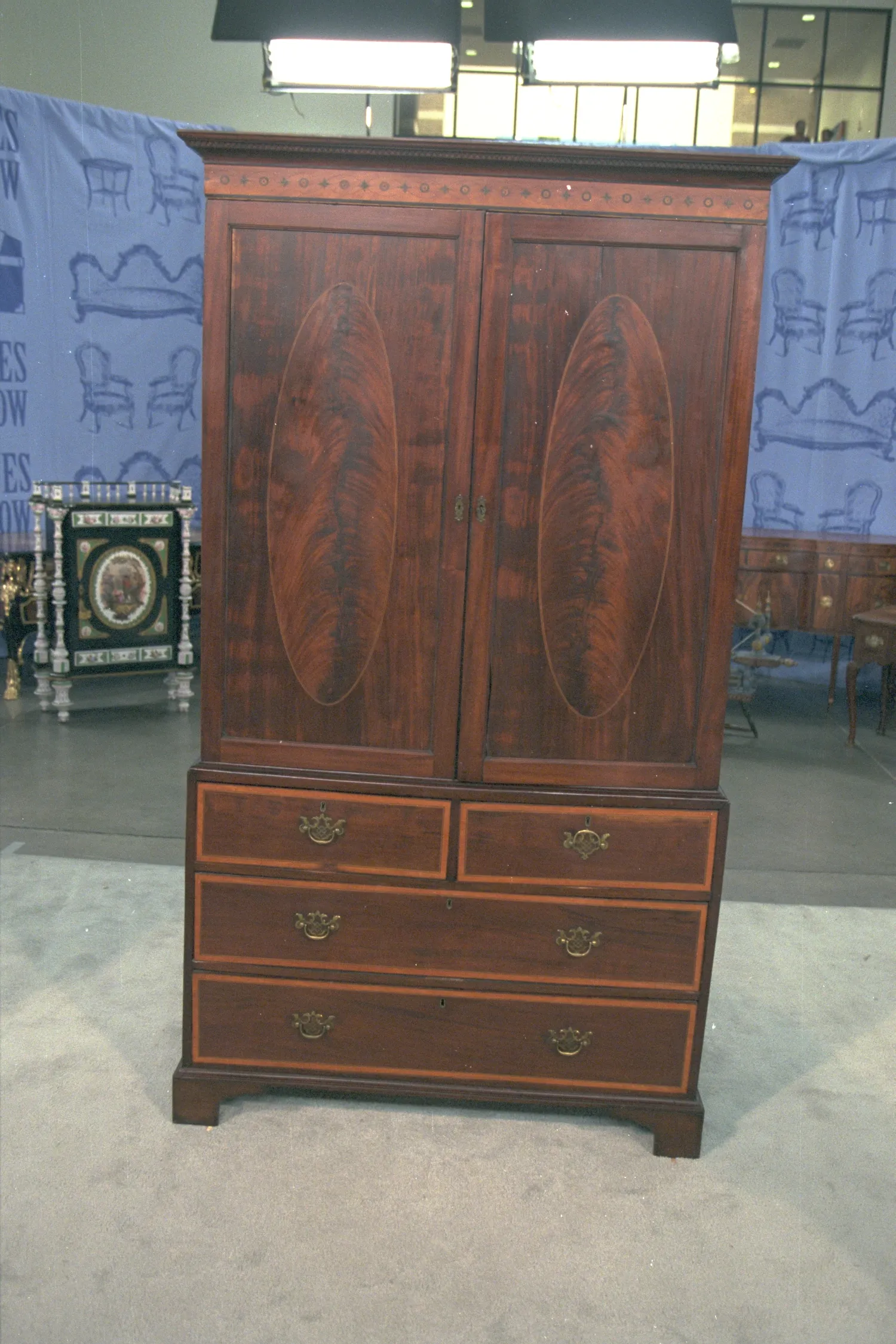 English Clothes Press, ca. 1780 | Antiques Roadshow | PBS