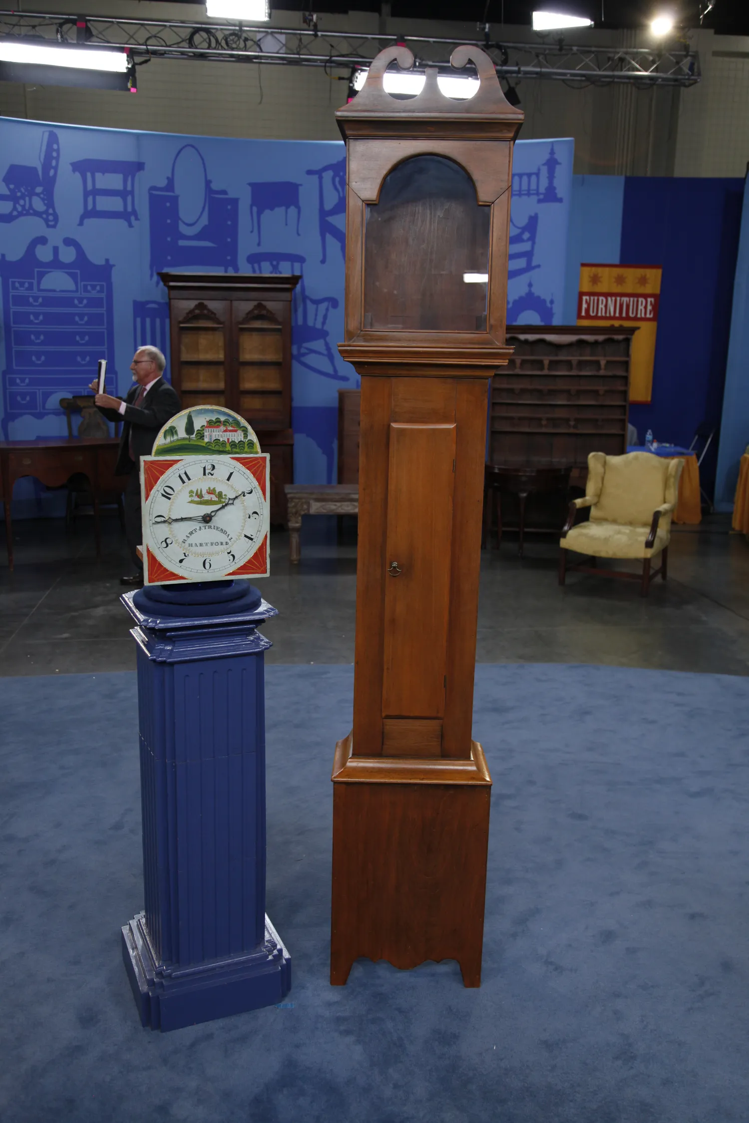 Hart & Truesdale Wooden Works Tall Clock | Antiques Roadshow | PBS