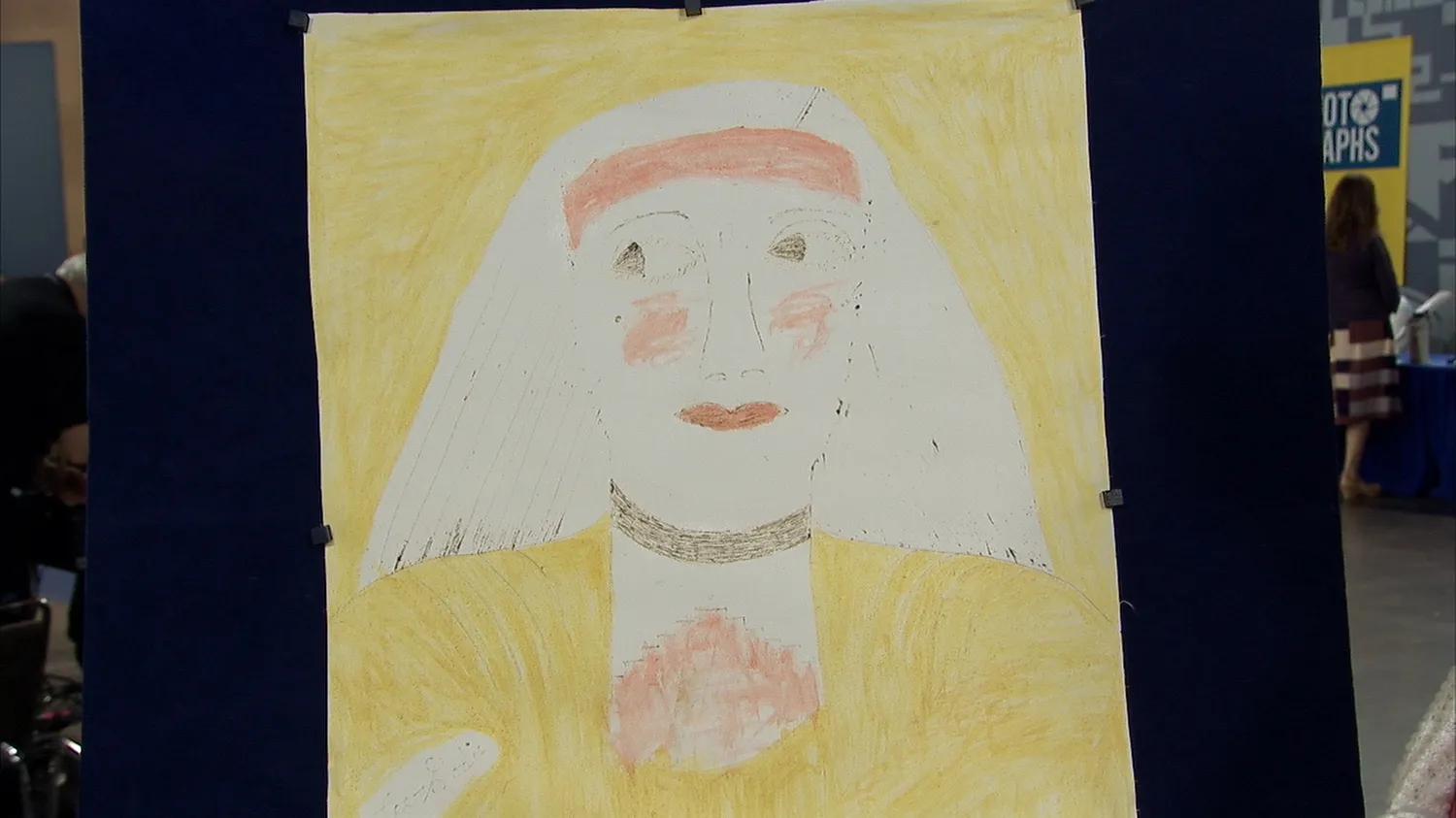 Lee Godie Canvas Painting, ca. 1985 | Antiques Roadshow | PBS