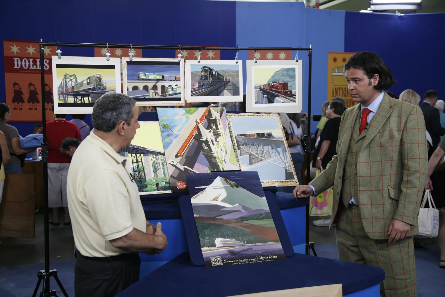 Mid-20th C. Bern Hill Railroad Posters & Maquettes | Antiques Roadshow ...