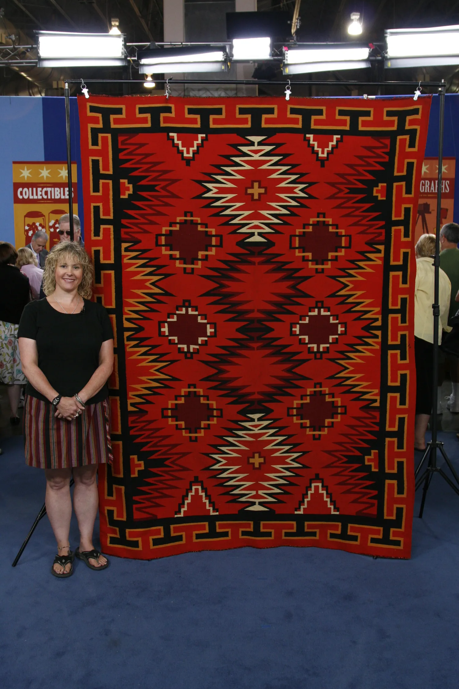 Navajo Germantown Weaving, ca. 1890 | Antiques Roadshow | PBS