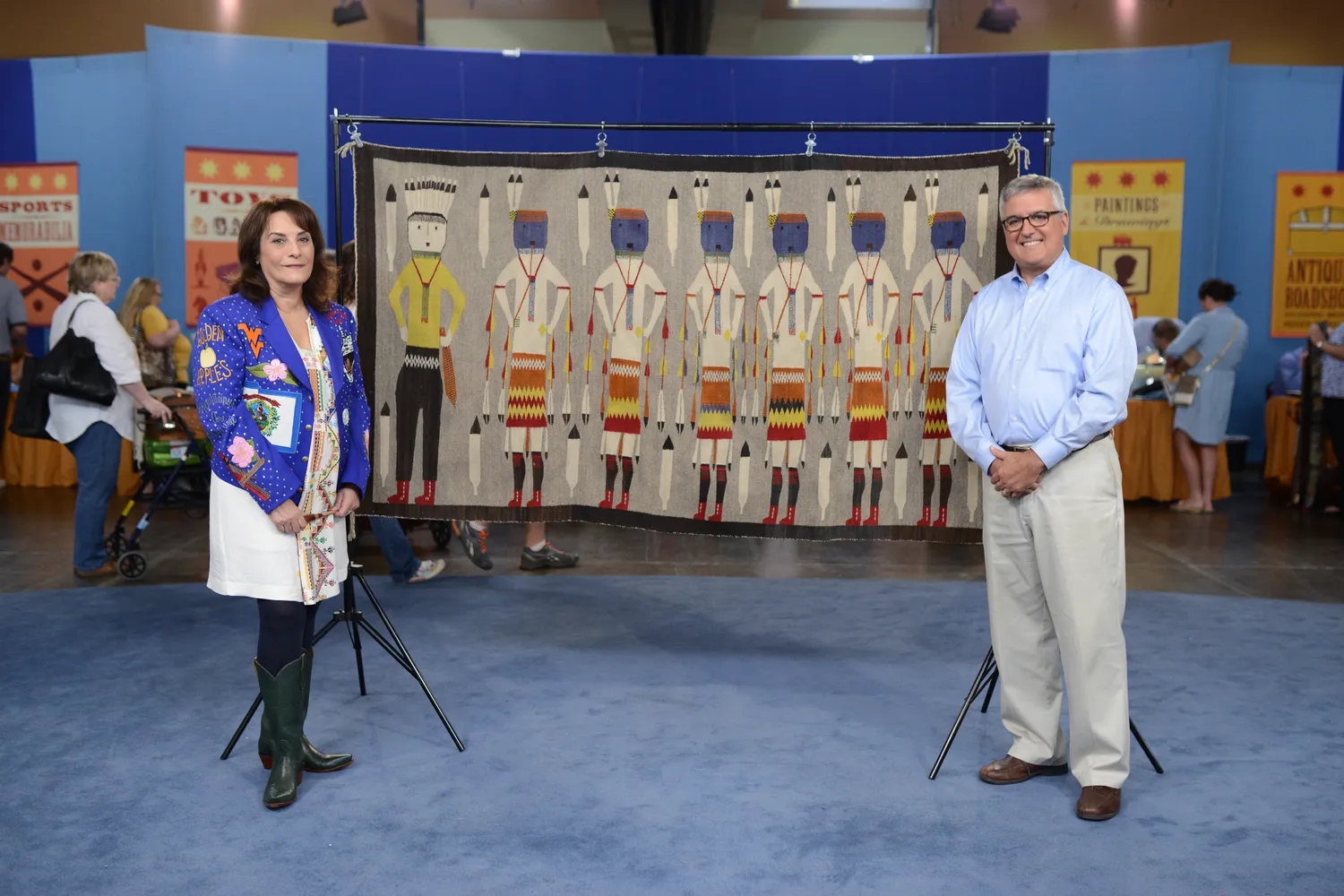Navajo Yeibichai Rug, ca. 1930 | Antiques Roadshow | PBS