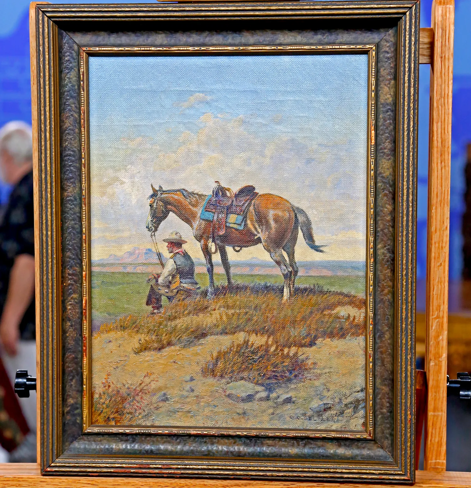 Olaf Carl Seltzer Oil & Letter, ca. 1935 | Antiques Roadshow | PBS