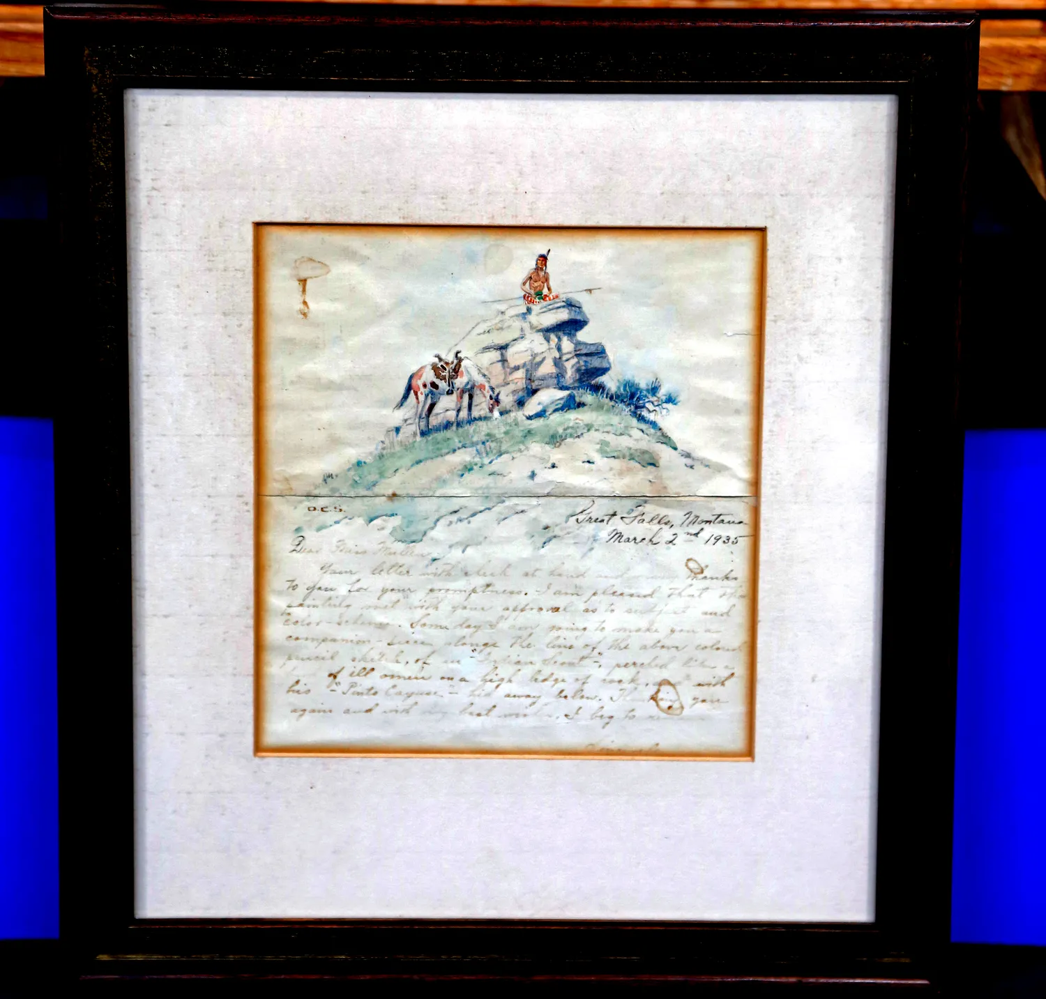 Olaf Carl Seltzer Oil & Letter, ca. 1935 | Antiques Roadshow | PBS