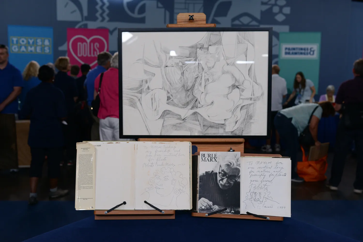 Roberto Burle Marx Ink Drawing & Books, ca. 1980 | Antiques Roadshow | PBS