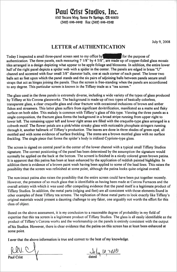 Tiffany or "Tea Phony"? | Antiques Roadshow | PBS