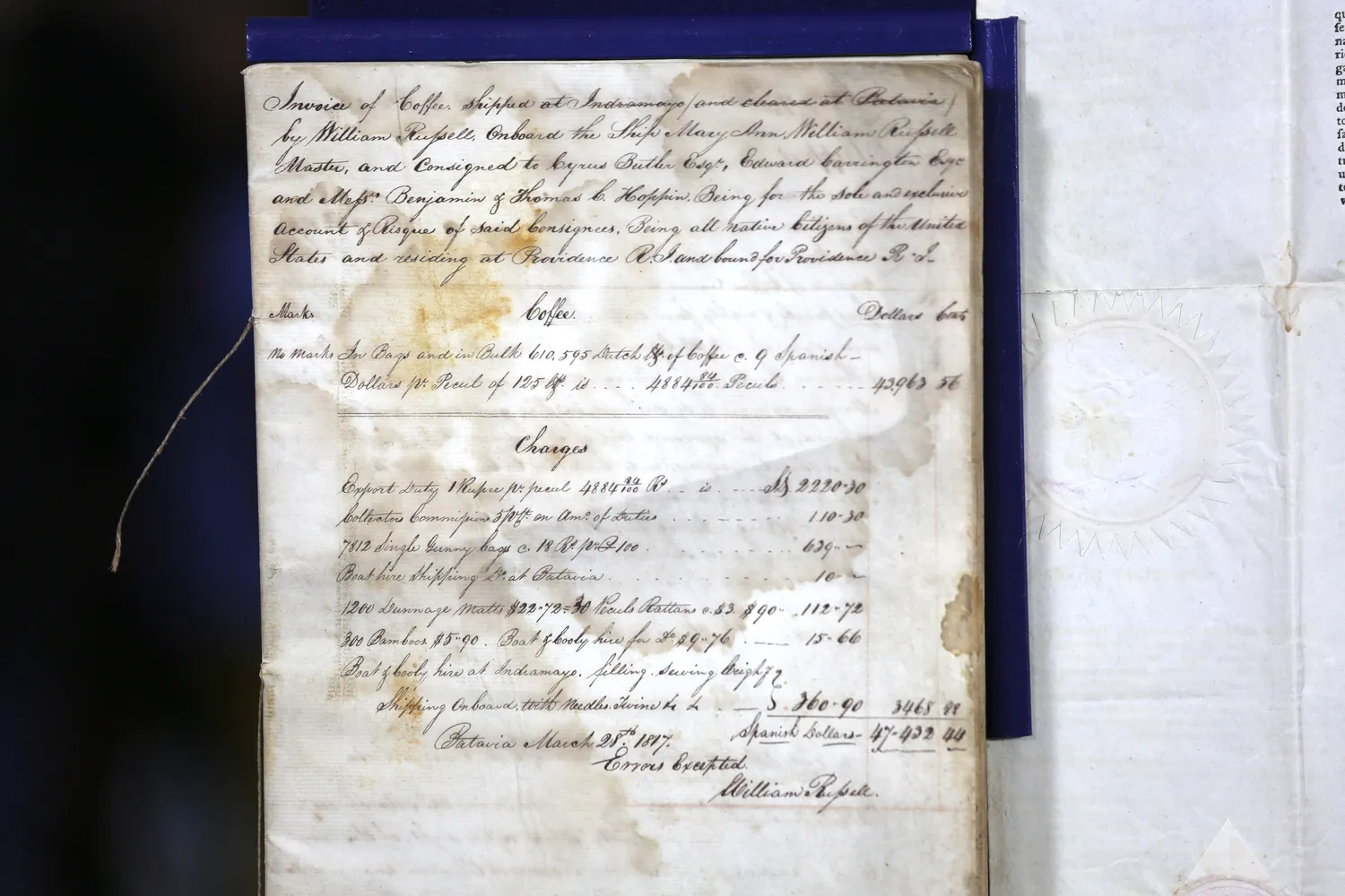 Trading Ship Documents & Pitcher, ca. 1816 | Antiques Roadshow | PBS