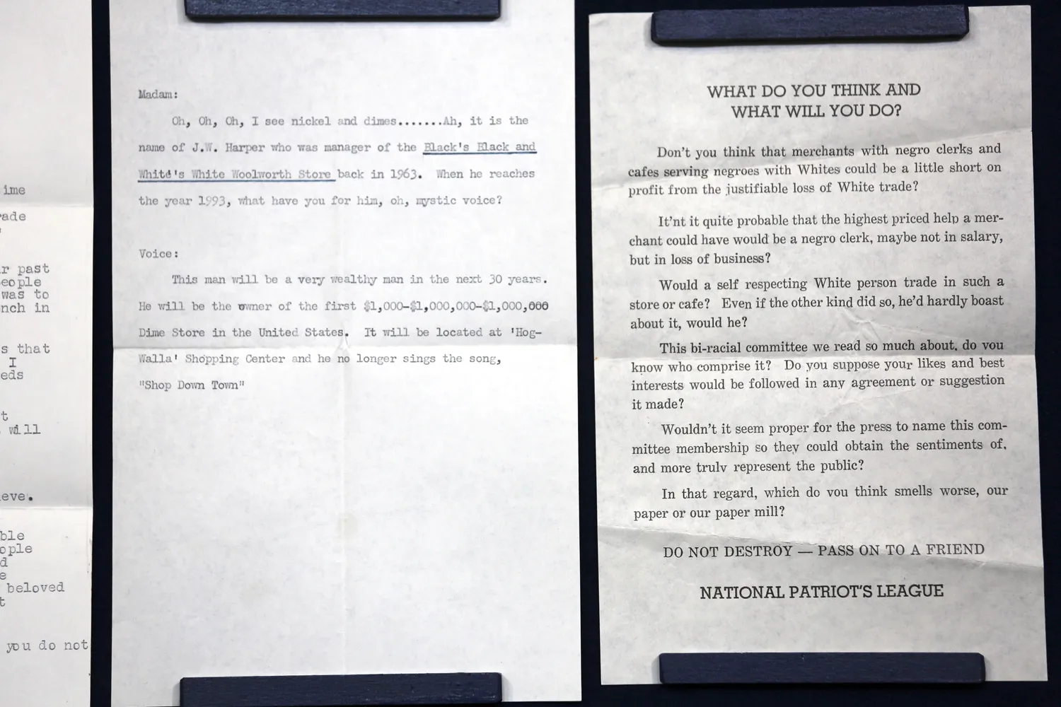 Woolworth Anti-Integration Archive, ca. 1963 | Antiques Roadshow | PBS