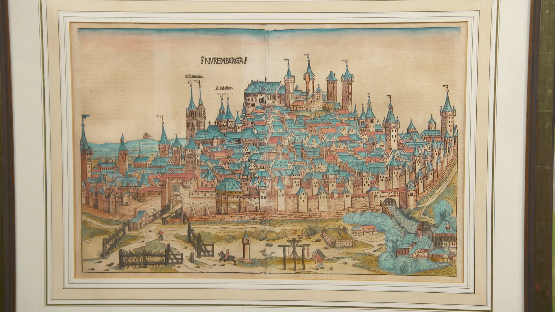1493 Hartmann Schedel Nuremberga Woodblock Print | Antiques Roadshow | PBS