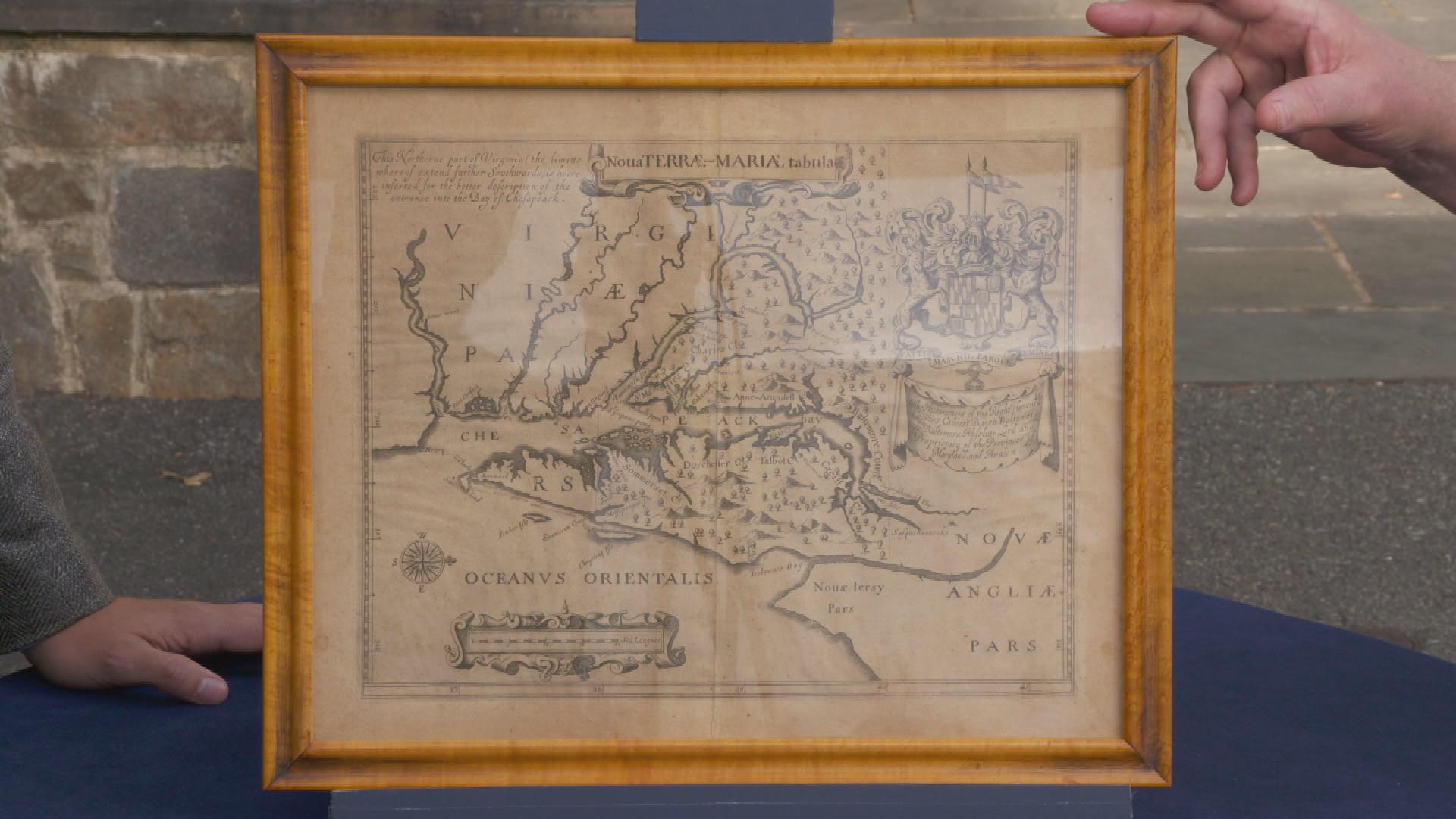 1671 John Ogilby Maryland Colony Map | Antiques Roadshow | PBS
