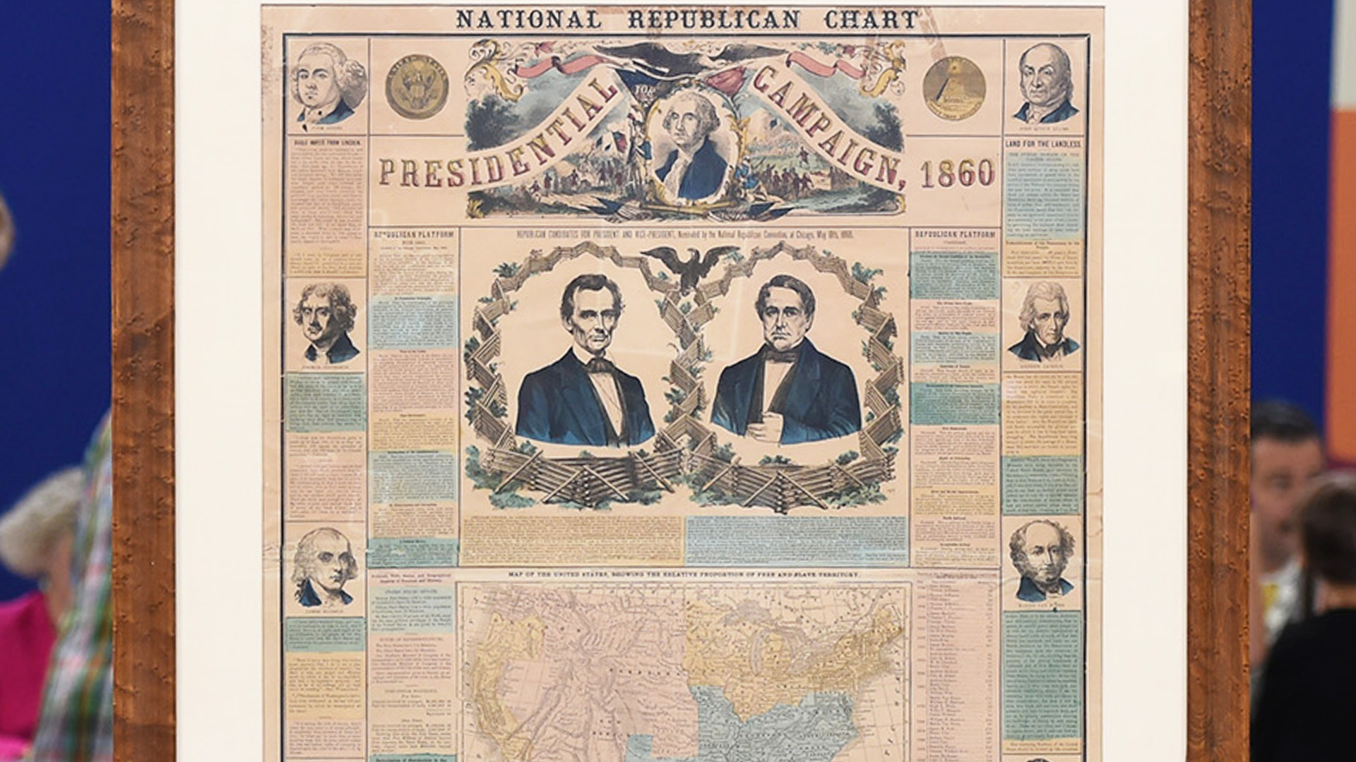 1860 Republican Presidential Campaign Chart | Antiques Roadshow | PBS