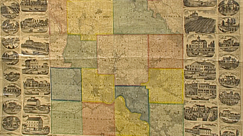 1869 Linn County Iowa Map | Antiques Roadshow | PBS