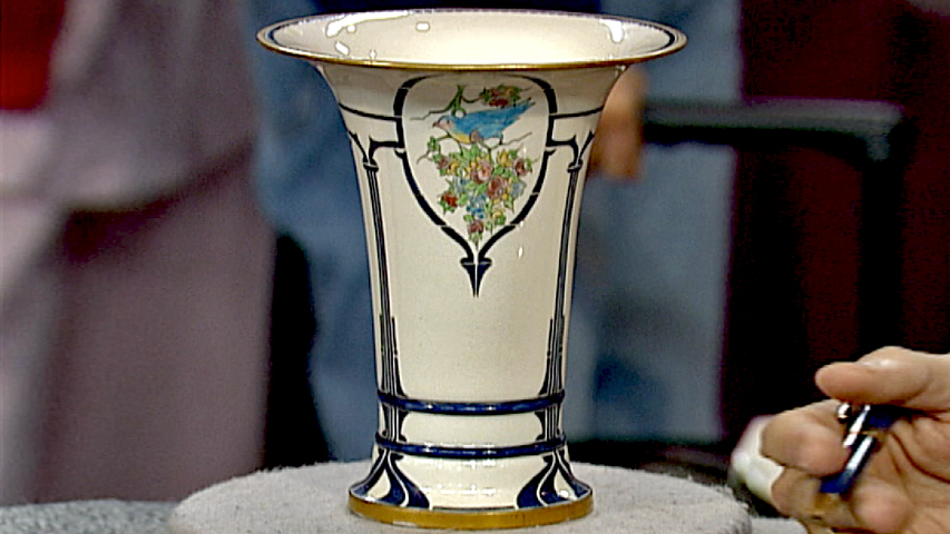 1920 Belleek China Painted Vase | Antiques Roadshow | PBS