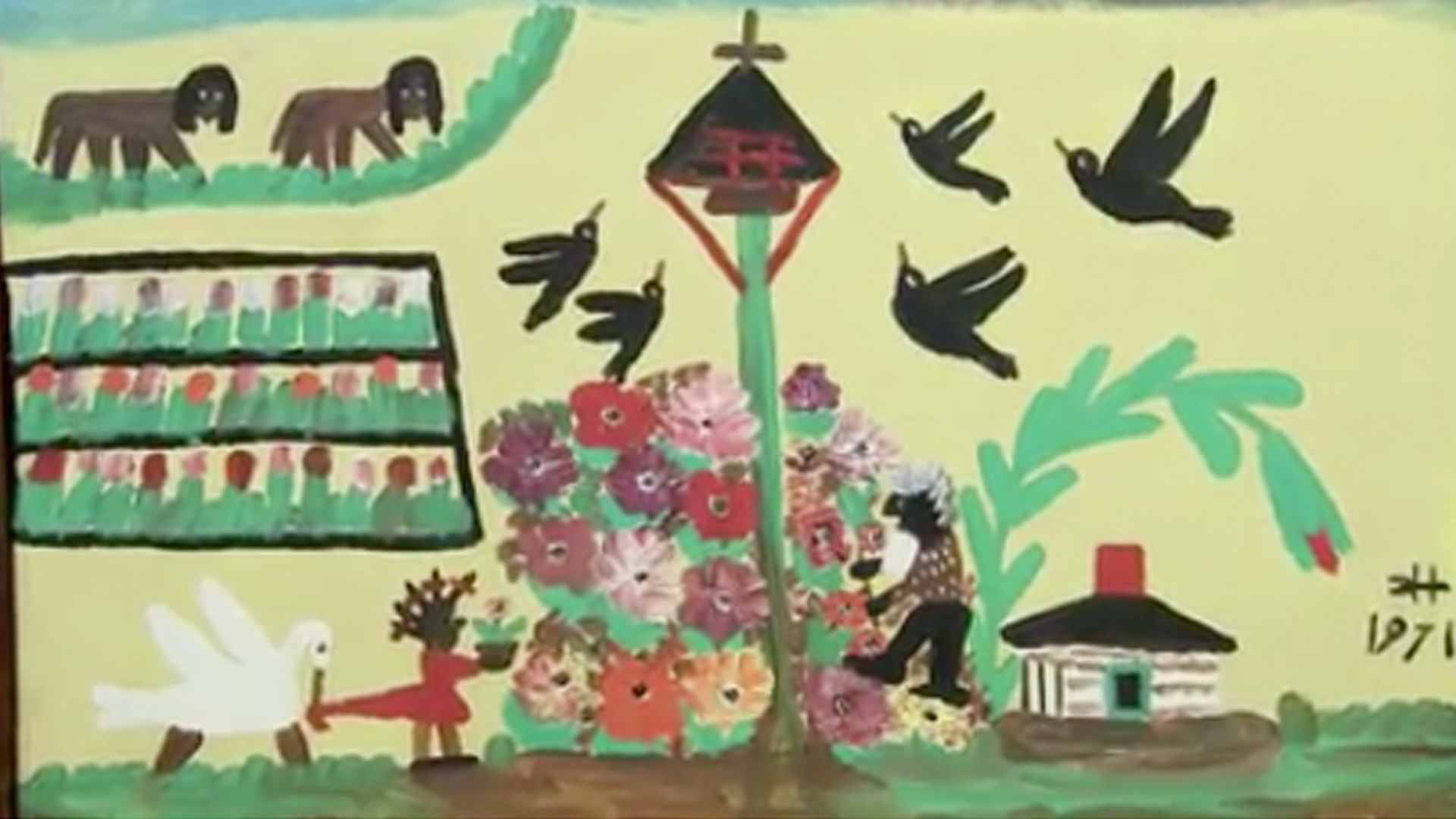1971 Clementine Hunter Painting | Antiques Roadshow | PBS