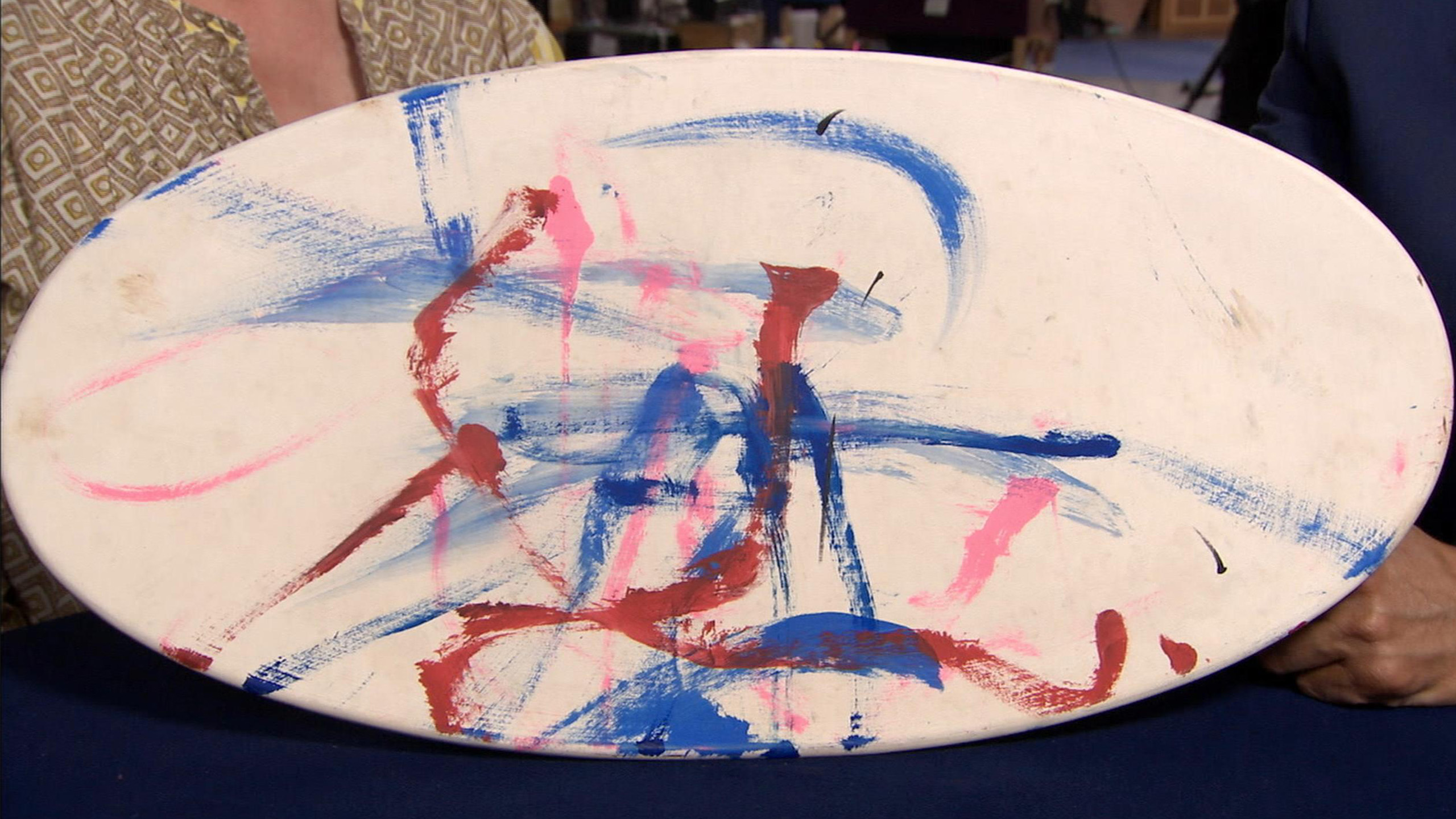 1991 Ruby the Elephant Painted Charger | Antiques Roadshow | PBS
