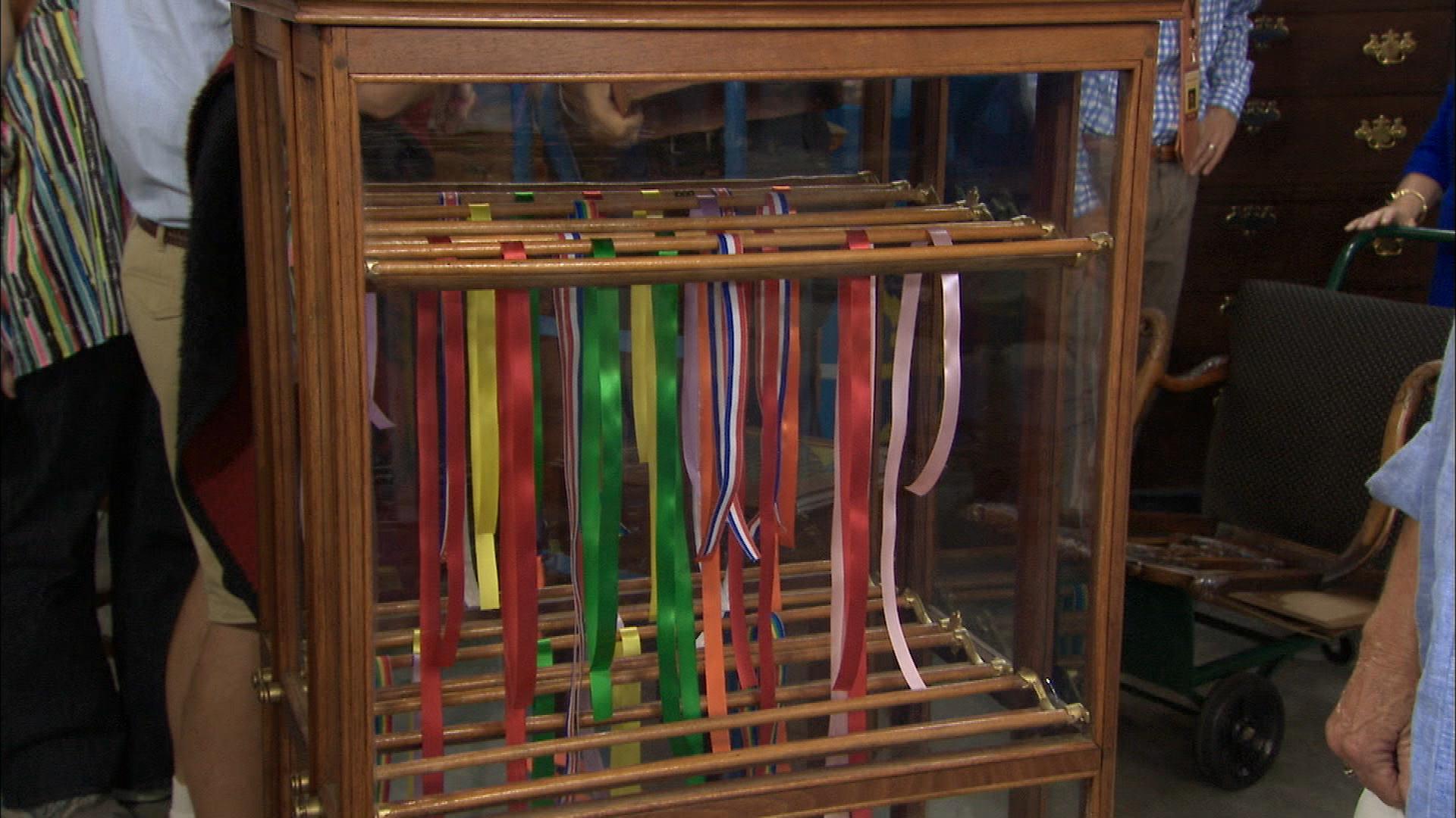 Country Store Ribbon Showcase Cabinet, ca. 1890 | Antiques Roadshow | PBS