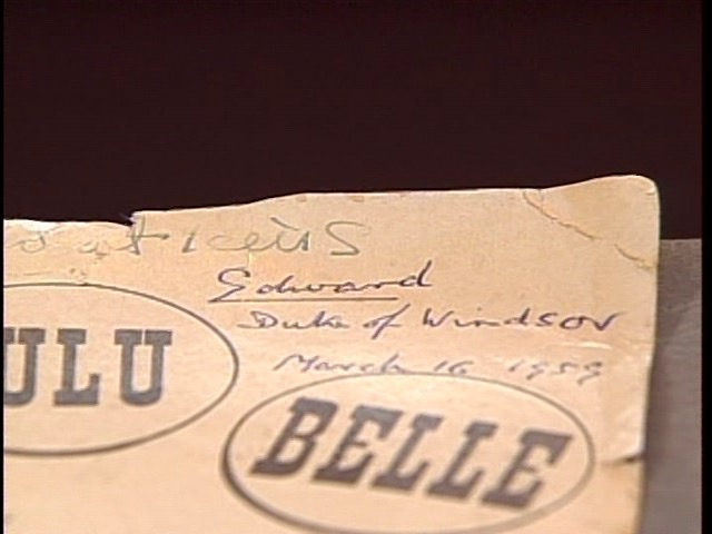 Duke & Duchess of Windsor-signed Menu | Antiques Roadshow | PBS