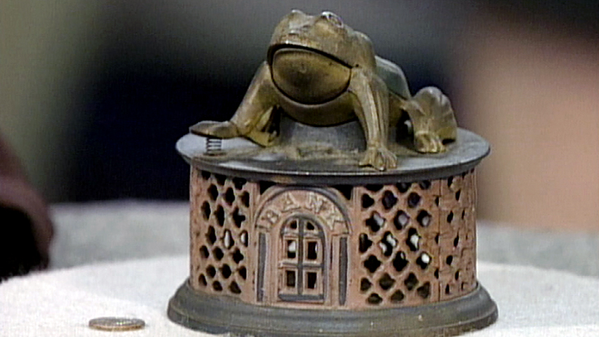 J & E Stevens Co. Frog Bank, ca. 1875 | Antiques Roadshow | PBS