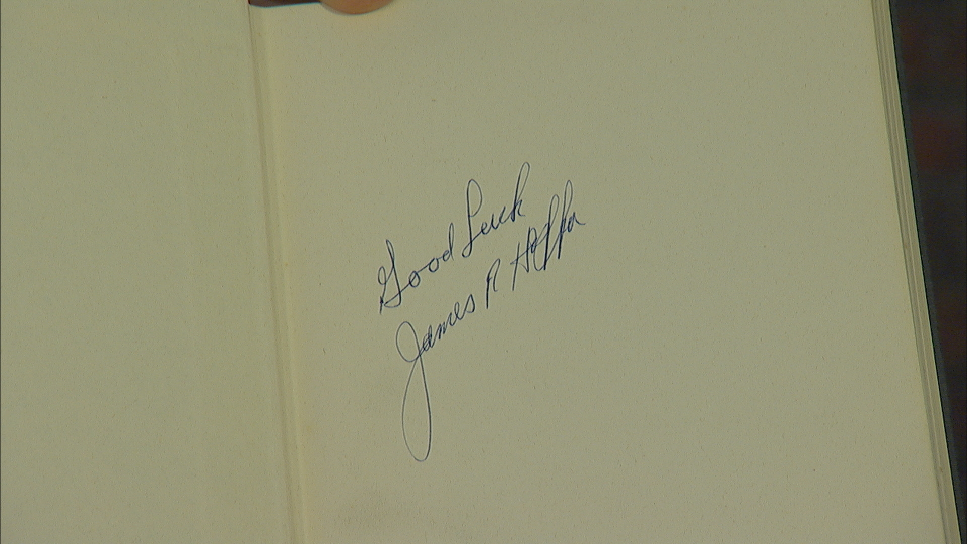Jimmy Hoffa-signed "The Trials of Jimmy Hoffa" | Antiques Roadshow | PBS