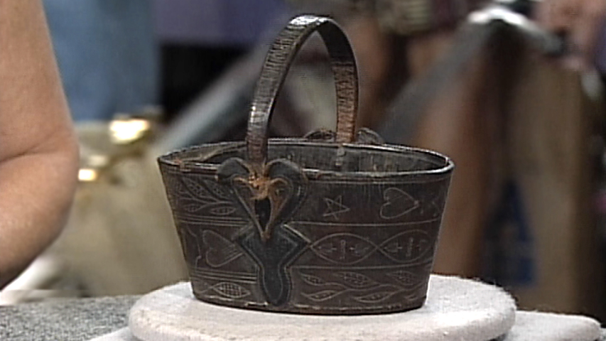 Leather Key Basket, ca. 1850 | Antiques Roadshow | PBS