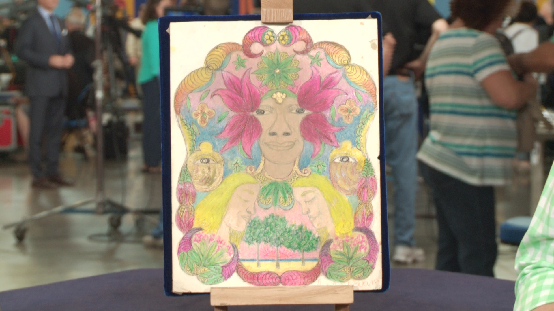 Minnie Evans Drawing, ca. 1969 | Antiques Roadshow | PBS