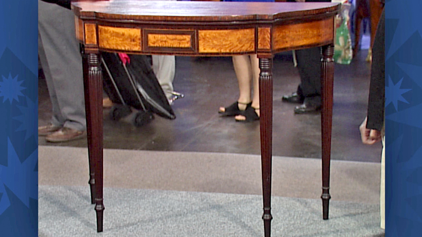 New England Card Table, ca. 1800 | Antiques Roadshow | PBS