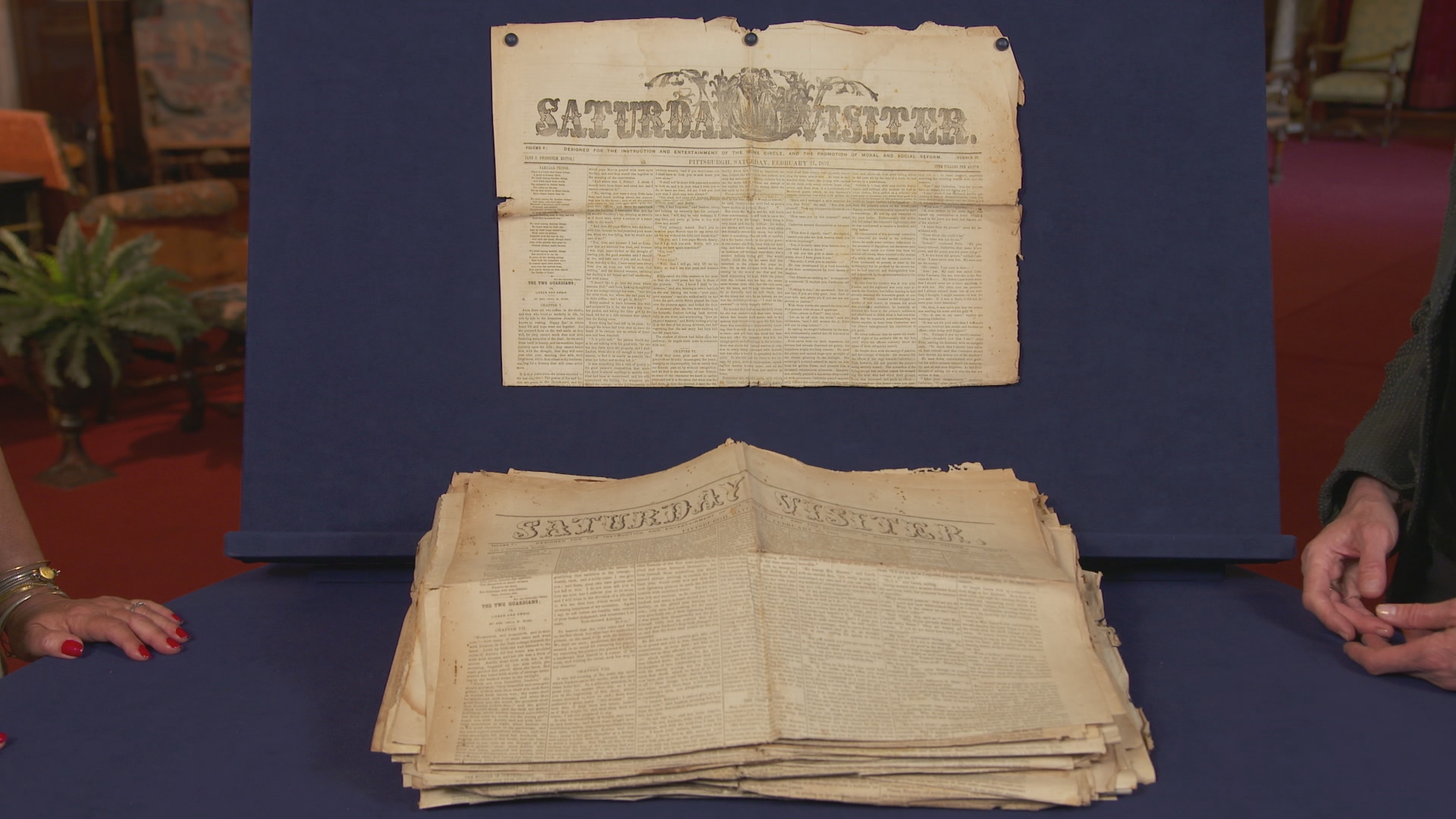 Saturday Visiter Newspaper Collection, ca. 1850 | Antiques Roadshow | PBS