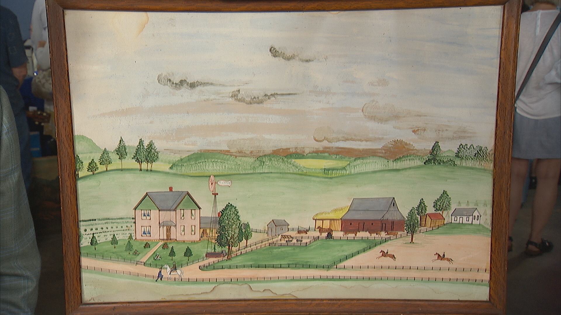 Paul Seifert Folk Art Farm Painting, ca. 1903 | Antiques Roadshow | PBS