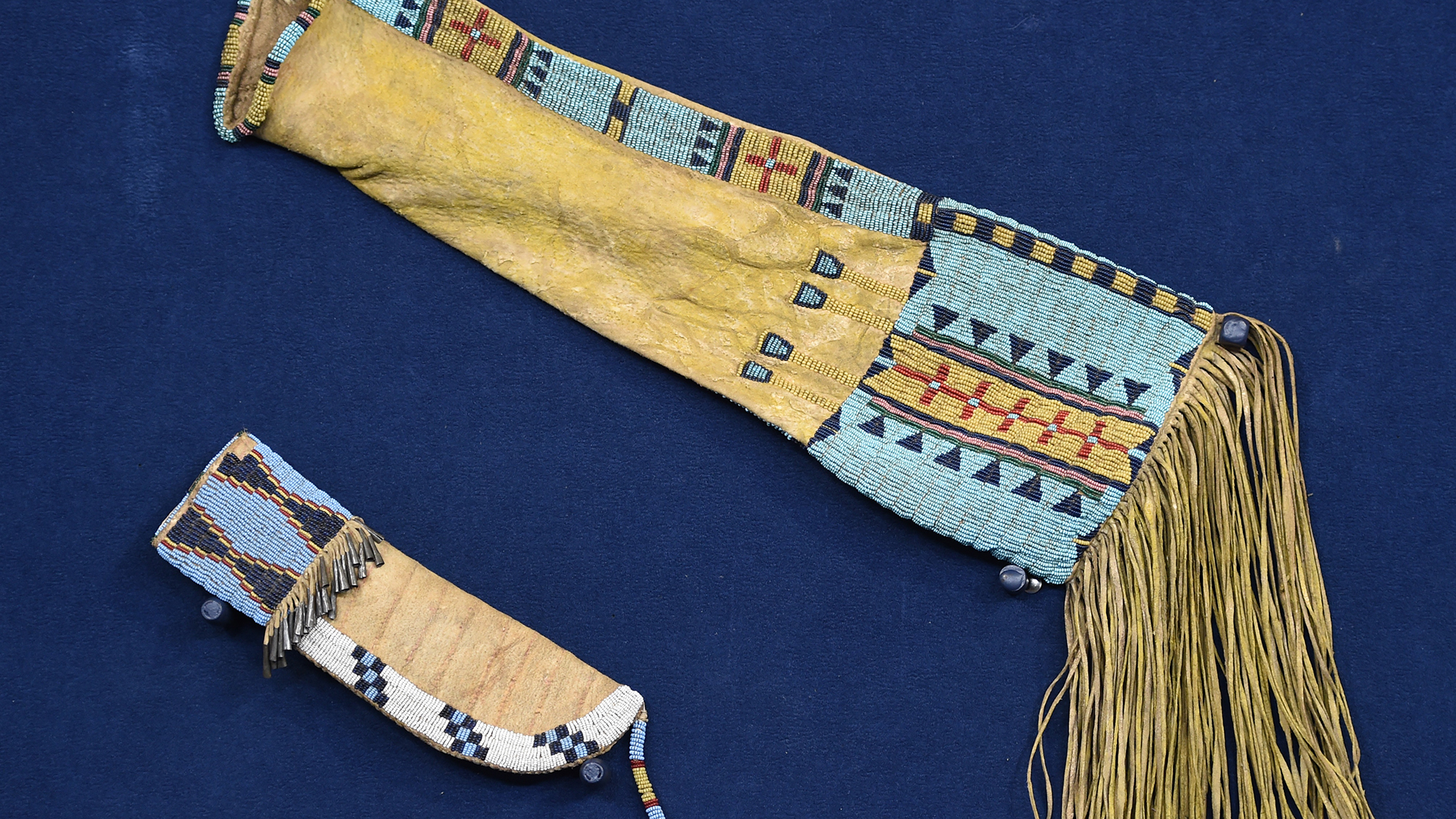 Plains Indian Knife Sheath & Beaded Bag, ca. 1870 | Antiques Roadshow | PBS