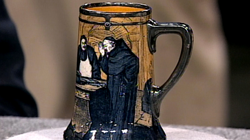 Royal Doulton Sterling Overlay Mug, ca. 1910 | Antiques Roadshow | PBS