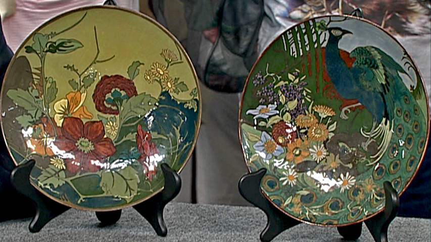 Rozenburg Pottery Plaques, ca. 1900 | Antiques Roadshow | PBS