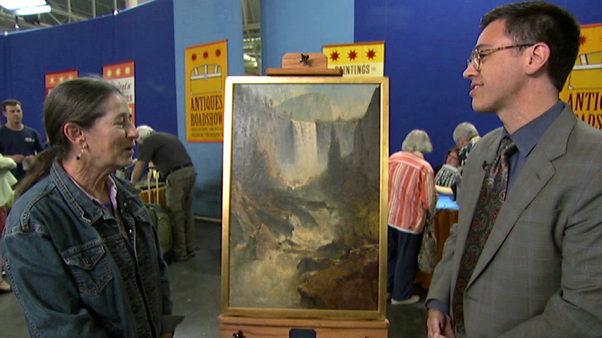 Thomas Hill Yosemite Oil Painting, ca. 1890 | Antiques Roadshow | PBS