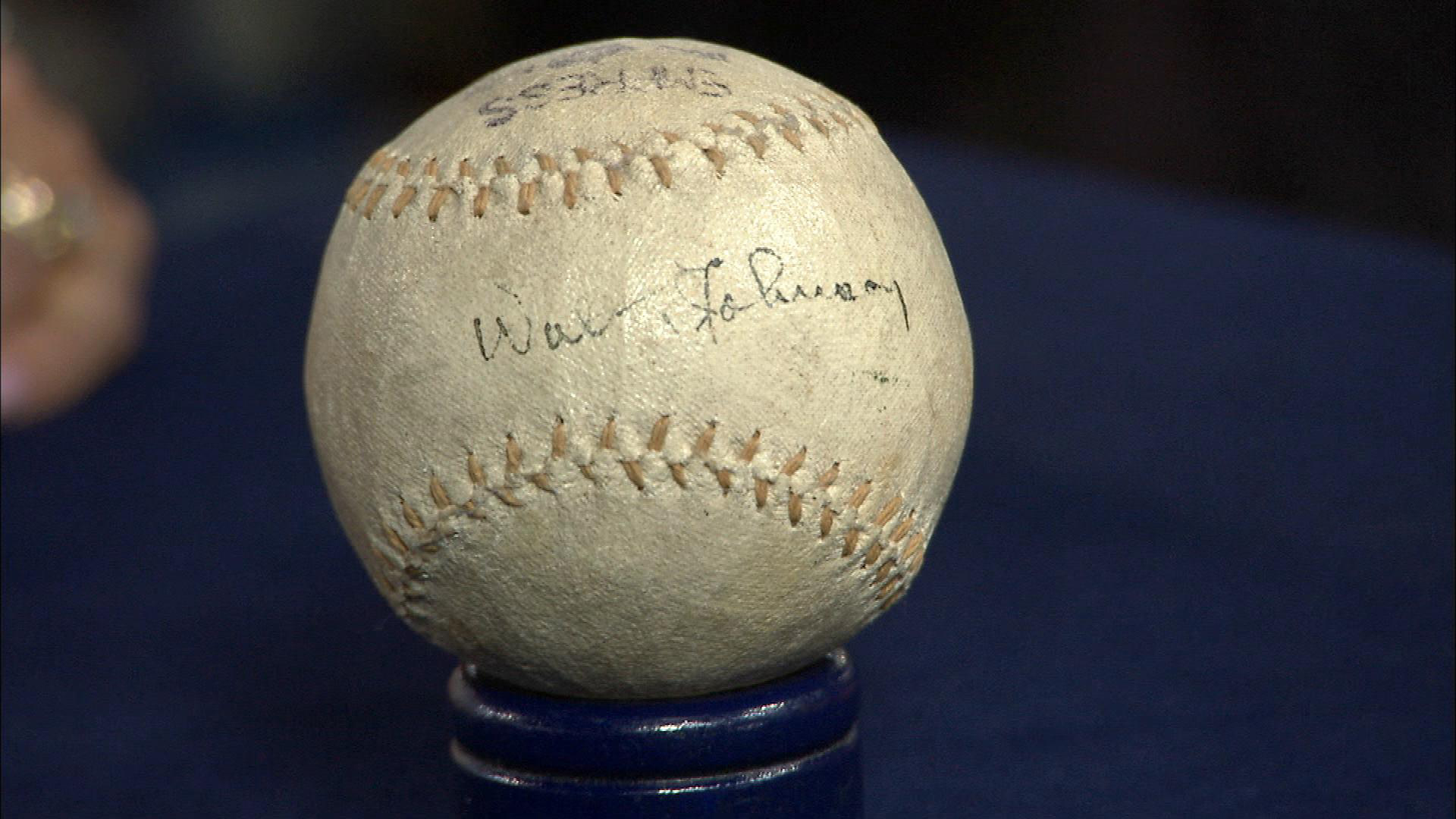 Walter Johnson-Signed Baseball, ca. 1920 | Antiques Roadshow | PBS