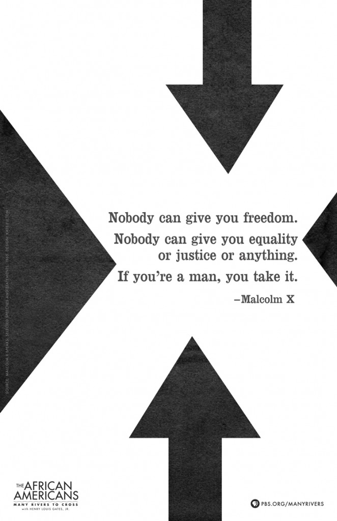 Malcolm X | Posters | The African Americans: Many Rivers to Cross | PBS
