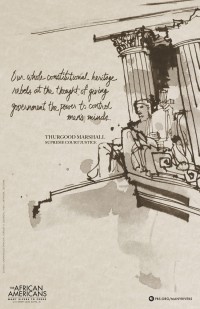Thurgood Marshall | Posters | The African Americans: Many Rivers to ...
