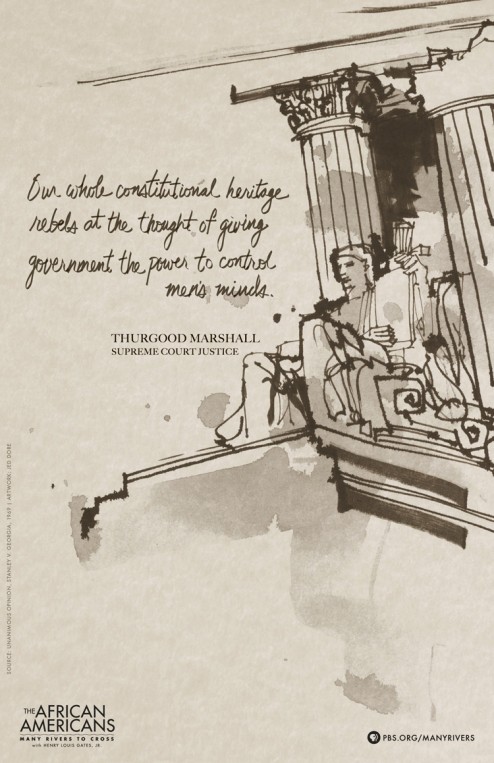 Thurgood Marshall | Posters | The African Americans: Many Rivers to ...